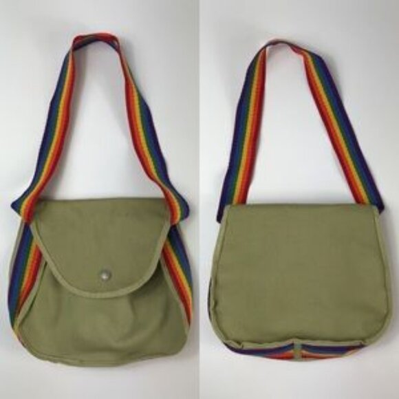 Avon | Bags | Vintage Avon Colorworks Rainbow Strap Bag | Poshmark